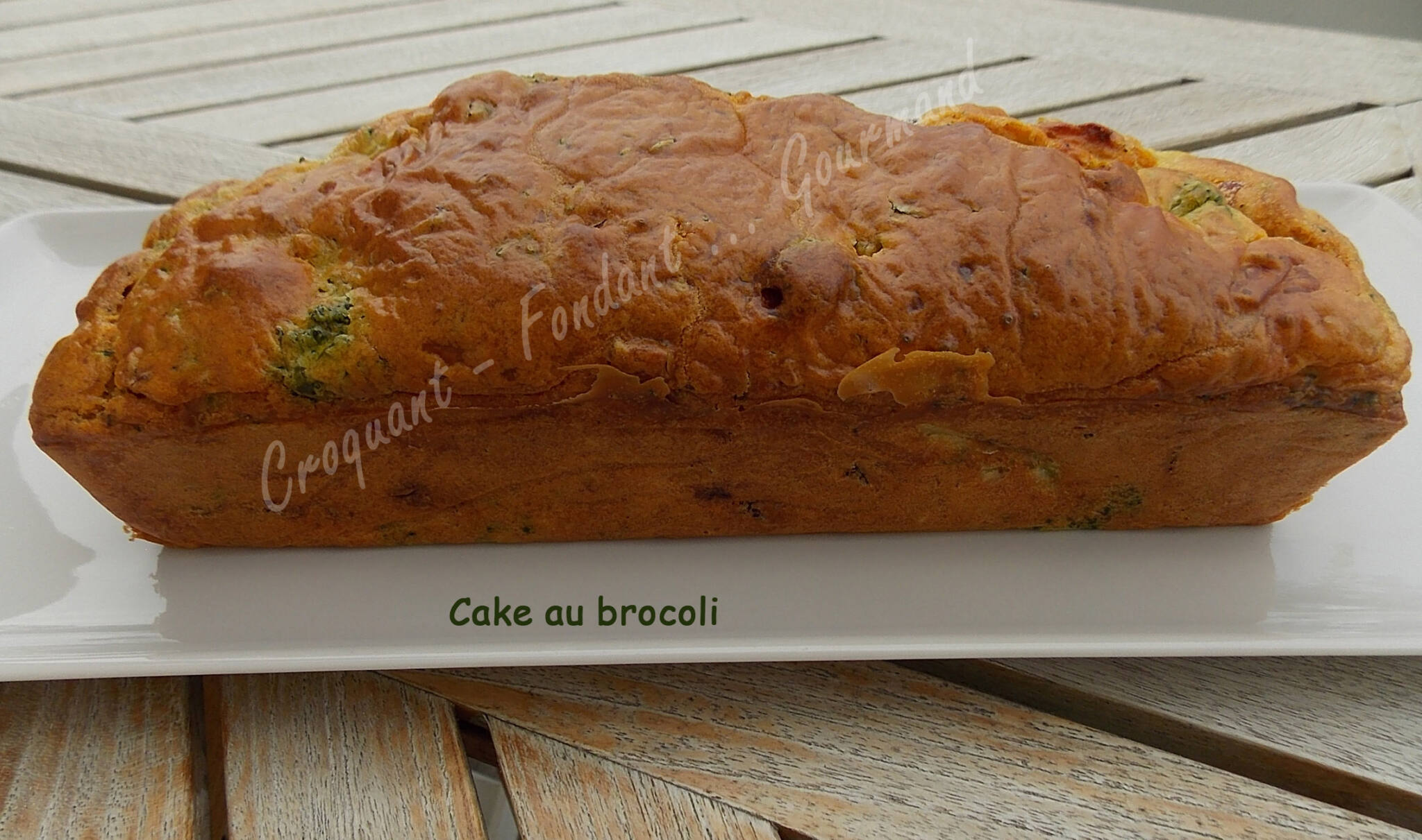 Cake au brocoli DSCN5964 - Croquant Fondant Gourmand