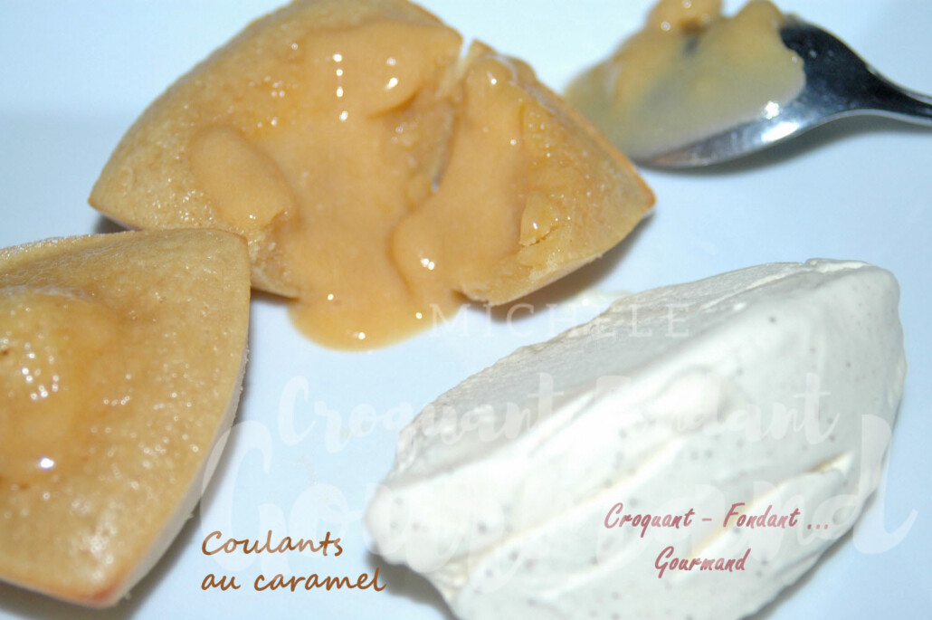 Coulants au caramel - Croquant Fondant Gourmand