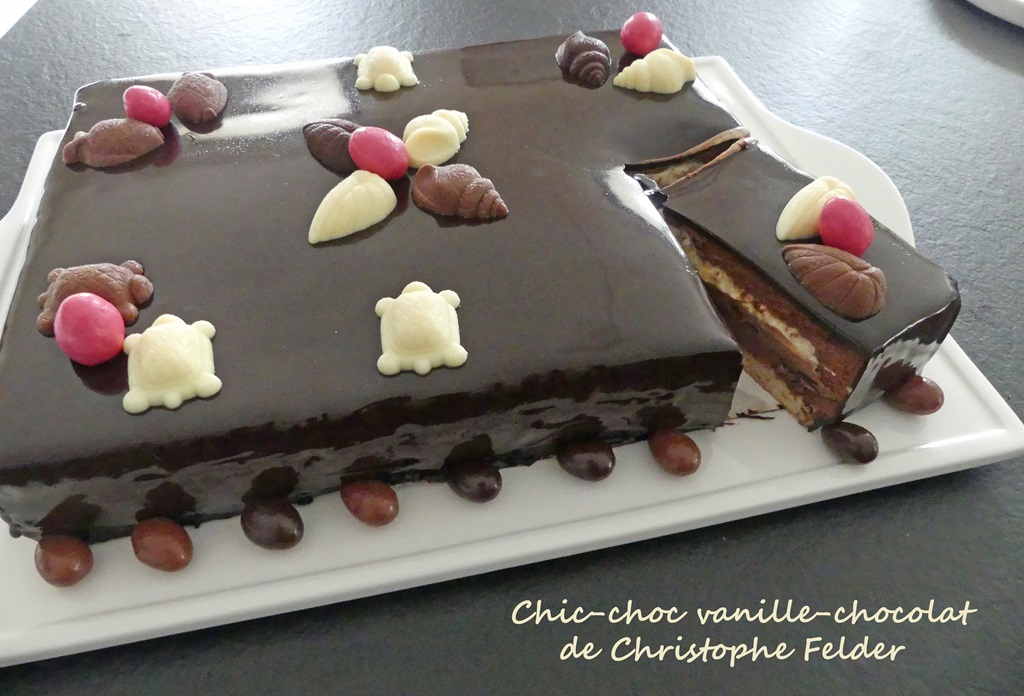 Chic-choc vanille-chocolat de Christophe Felder - Croquant Fondant Gourmand