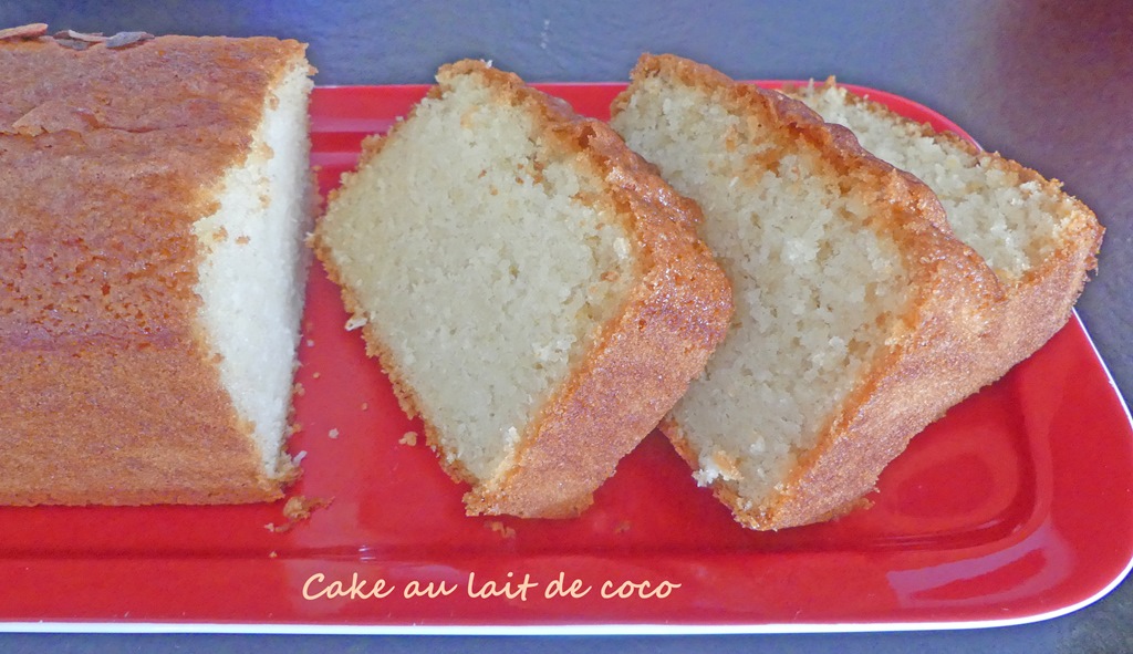 Cake au lait de coco * - Croquant Fondant Gourmand