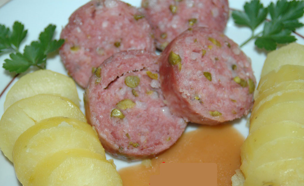 Saucisson de Lyon pistaché au Porto * - Croquant Fondant Gourmand
