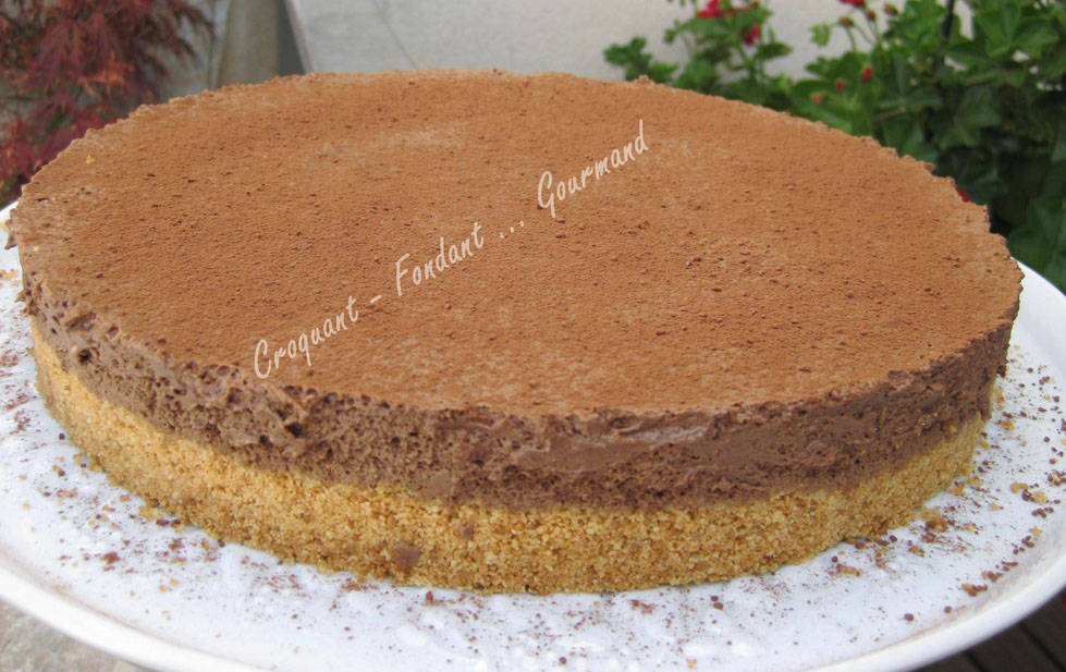 Cheesecake chocolat sans cuisson * - Croquant Fondant Gourmand